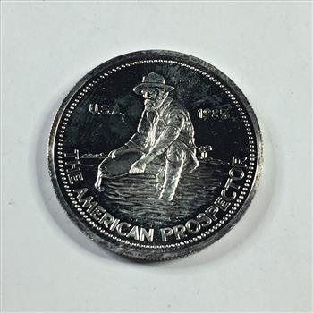 1985 American Prospector*Engelhard*1/2 oz .999+ Fine Silver Round ...