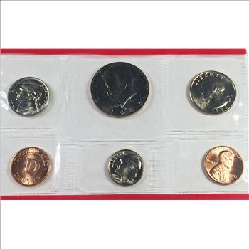 1985 Denver Mint Uncirculated Coin Set*In Original Cellophane Packet ...