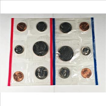 1985 United States Uncirculated Coin Set*Both D and P Mint Marks*In US ...