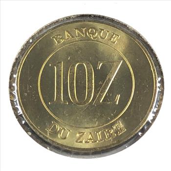 1988 Zaire 10 Zaires Coin*High Grade with Luster | Property Room