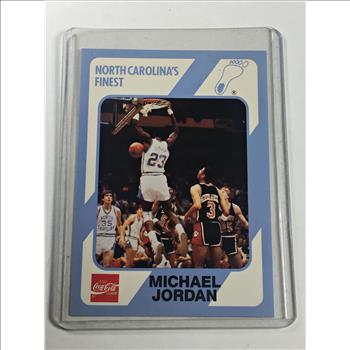 1989 MICHAEL JORDAN Trading Card*North Carolina Collegiate Collection ...