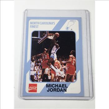 1989 MICHAEL JORDAN Trading Card*North Carolina Collegiate Collection ...