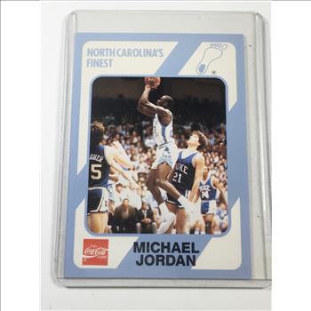1989 MICHAEL JORDAN Trading Card*North Carolina Collegiate Collection ...