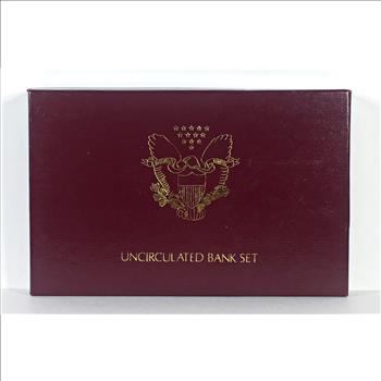 1990 Uncirculated Bank Set*Philadelphia Minted*In Custom Holder and Box ...