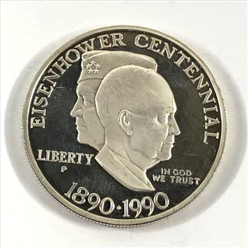 1990-P Eisenhower Centennial Commemorative Silver Dollar*Proof | Property Room