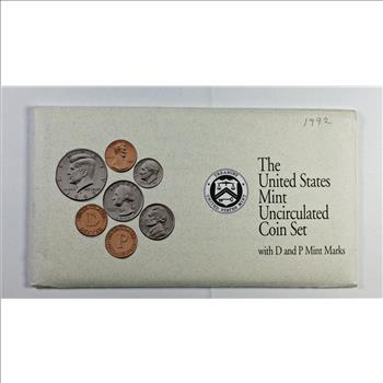1992 United States Mint Uncirculated Coin Set*Includes Both P and D ...