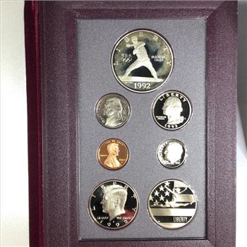 1992 United States Prestige Set*Silver Dollar Commemorates 1992 ...