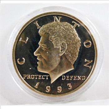 1993 $5 President Bill Clinton - Vice President Al Gore - Inauguration ...
