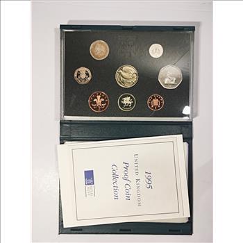 1995 United Kingdom Proof Coin Collection*In Original British Royal ...