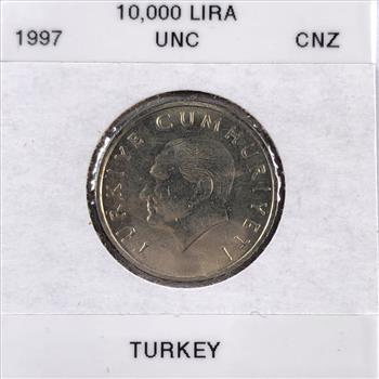 1997 Turkey 10,000 Lira Coin*High Grade with Luster | Property Room