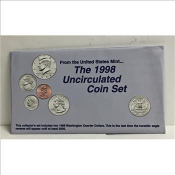 1998 United States Mint Uncirculated Coin Set*Both P & D Mint Marks*In ...