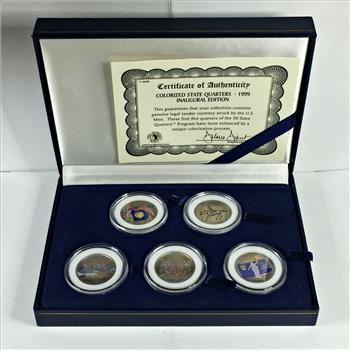 1999 Colorized Commemorative Statehood Quarters*In Protective Capsules ...