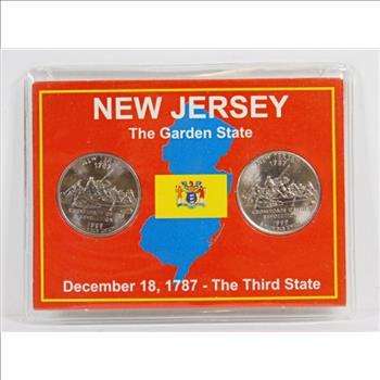 1999-D & P New Jersey State Commemorative Quarters*Uncirculated in ...