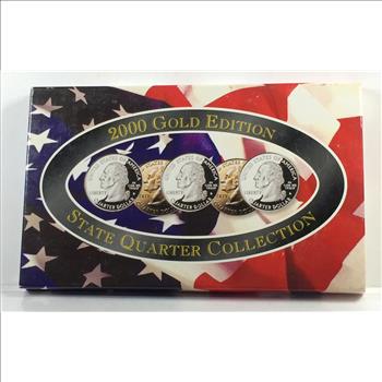 2000 24K Gold Layered State Quarter Commemorative Collection*In ...