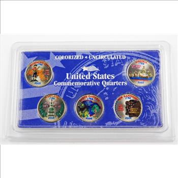 2000 Colorized and Uncirculated Commemorative State Quarters*In ...