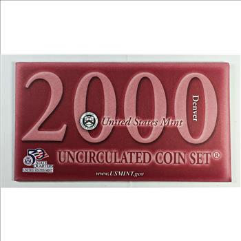 2000 Denver Mint Uncirculated Coin Set*Includes Commemorative Sacagawea ...