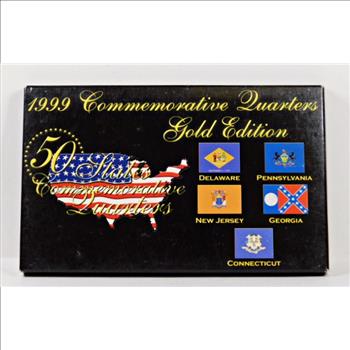 2000 Gold Edition Commemorative State Quarters*24K Gold Layered*In ...