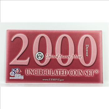 2000 United States Denver Mint Uncirculated Coin Set*Includes Sacagawea ...