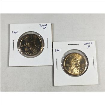 2000-P & D Sacagawea Commemorative Dollars*Uncirculated | Property Room