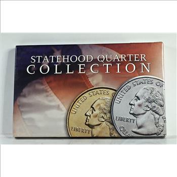 2001 24K Gold Layered Statehood Commemorative Quarters Collection*In ...