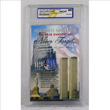 2001 New York Statehood Quarter Colorized World Trade Center | Property ...