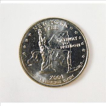 2001-D New York State Commemorative Quarter*Uncirculated | Property Room