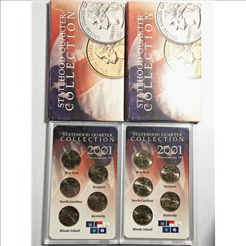 2001-P & D Statehood Commemorative Quarter Collections*Original ...