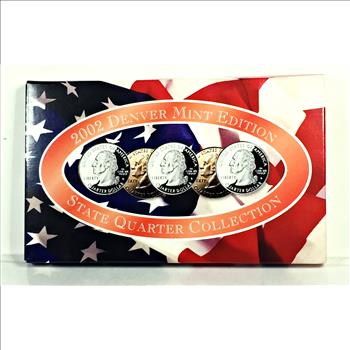 2002 Denver Mint Edition State Quarter Collection*In Custom Holder ...
