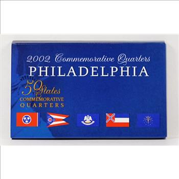 2002 Philadelphia Edition of the 50 States Commemorative Quarters*Five ...