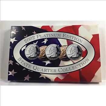 2002 Platinum Edition State Quarter Collection*In Original US Mint ...