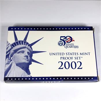 2002 United States Mint Proof set*Includes Commemorative Quarters ...