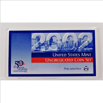 2002 United States Mint Uncirculated Coin Set*Philadelphia Minted*In ...