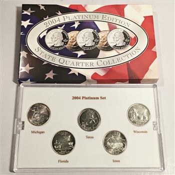 2004 Platinum Edition State Quarter Collection*In Original US Mint ...