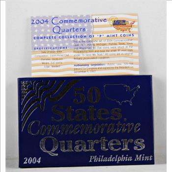 2004 United States Mint Commemorative State Quarters*Five Quarters From ...