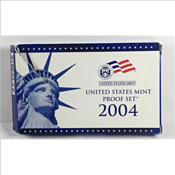 2004 United States Mint Proof Set*Includes 2004 Commemorative Quarter ...