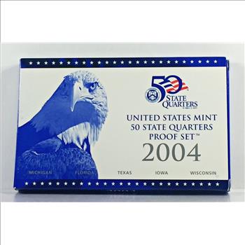 2004 United States Mint State Quarters Proof Set*In Original US Mint ...