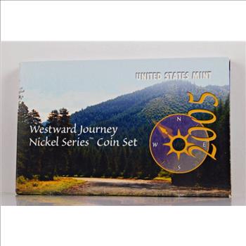2004 Westward Journey Nickel Series Coin Set*Peace and Keelboat ...