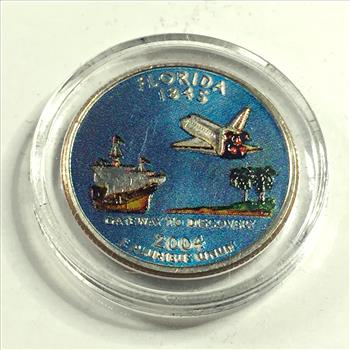 2004-P Colorized Florida State Commemorative Quarter*Specialized ...