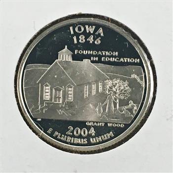 2004-S Silver Proof Iowa Commemorative Quarter*DCAM | Property Room