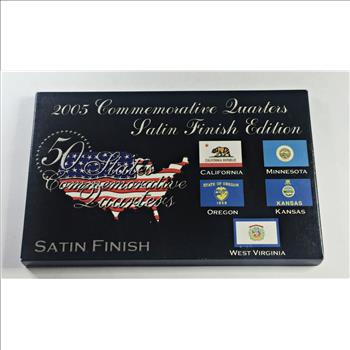 2005 Satin Finish Commemorative State Quarters*Philadelphia Mint*In ...