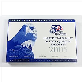 2005 United States Mint State Quarters Proof Set*In Original US Mint ...