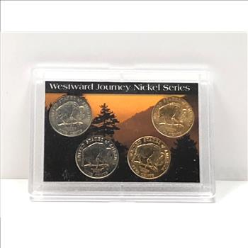 2005 Westward Nickel P & D Set-Buffalo Nickel*Two Are 24K Gold Layered ...