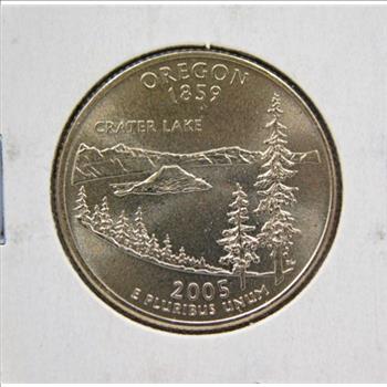 2005-D Satin Finish Statehood Quarter: Oregon | Property Room