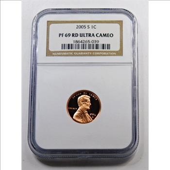 2005-S Proof Kennedy Half Dollar*Graded PF69 ULTRA CAMEO by NGC ...