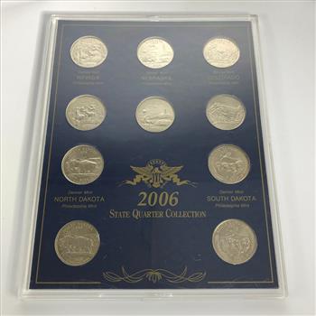 2006 State Quarter Collection High Grade Uncirculated Coins in Mint ...