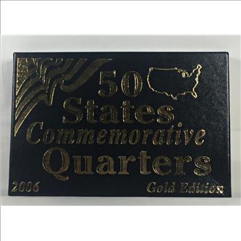 2006-P 24K Gold Layered Commemorative State Quarters*In Custom Holder ...