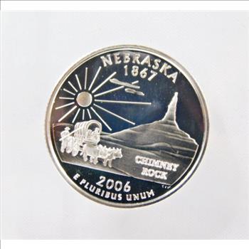 2006-S Proof Silver Nebraska State Commemorative Quarter*DCAM ...
