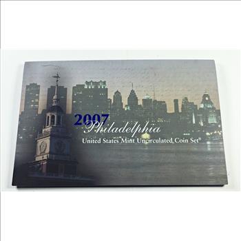2007 Philadelphia US Mint Uncirculated Coin Set*Includes Commemorative ...