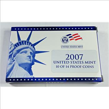 2007 United States Mint Proof Set*Includes 2002 Commemorative Quarters ...