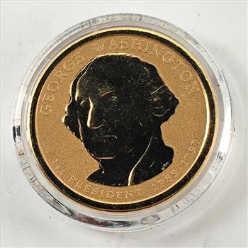 2007-D Colorized George Washington Presidential Commemorative Dollar*In ...